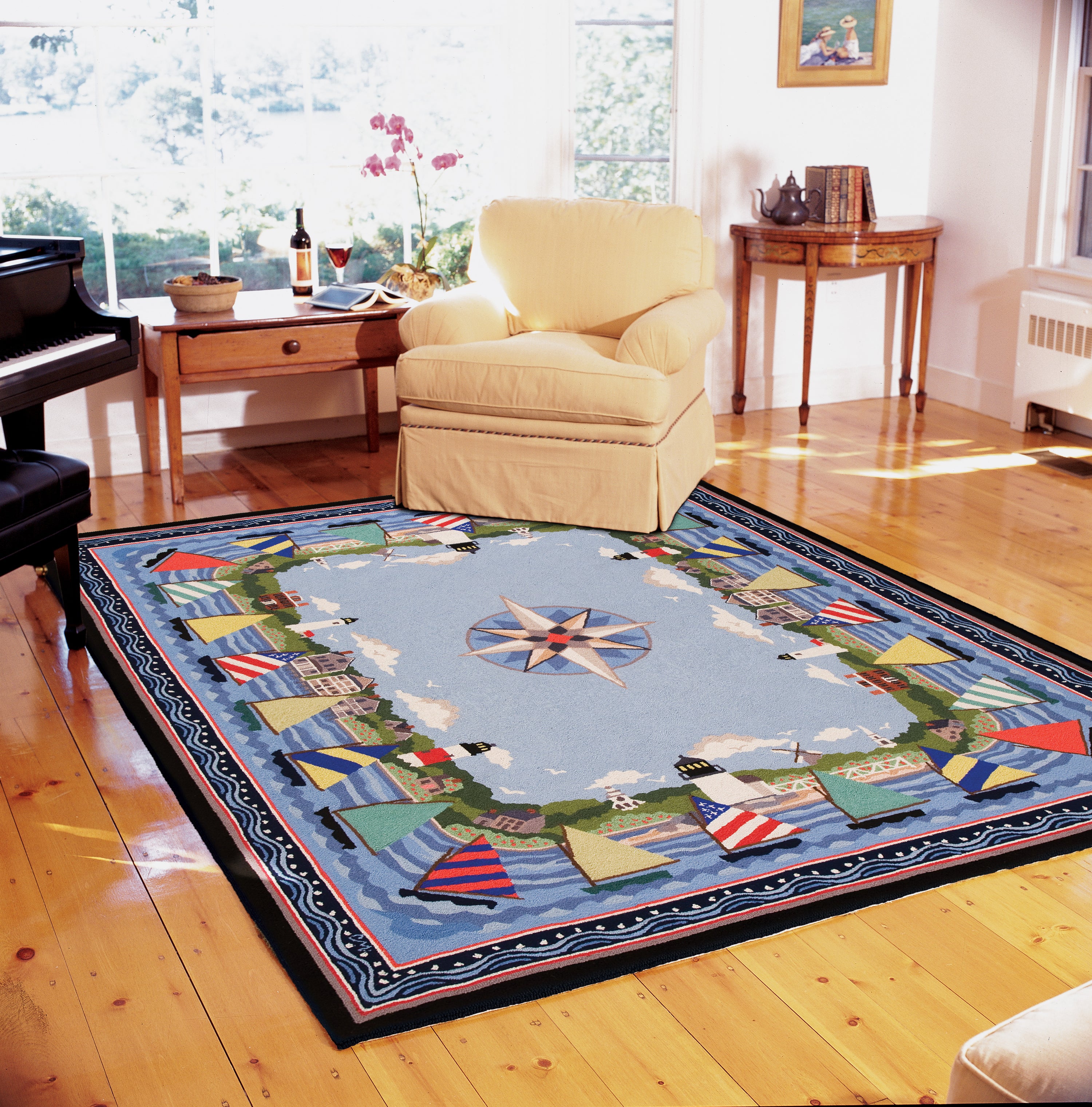 Claire Murray Hand-Hooked Wool Rugs and Home Decor