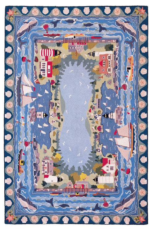 Coastal Village 6x9 - Claire Murray Design