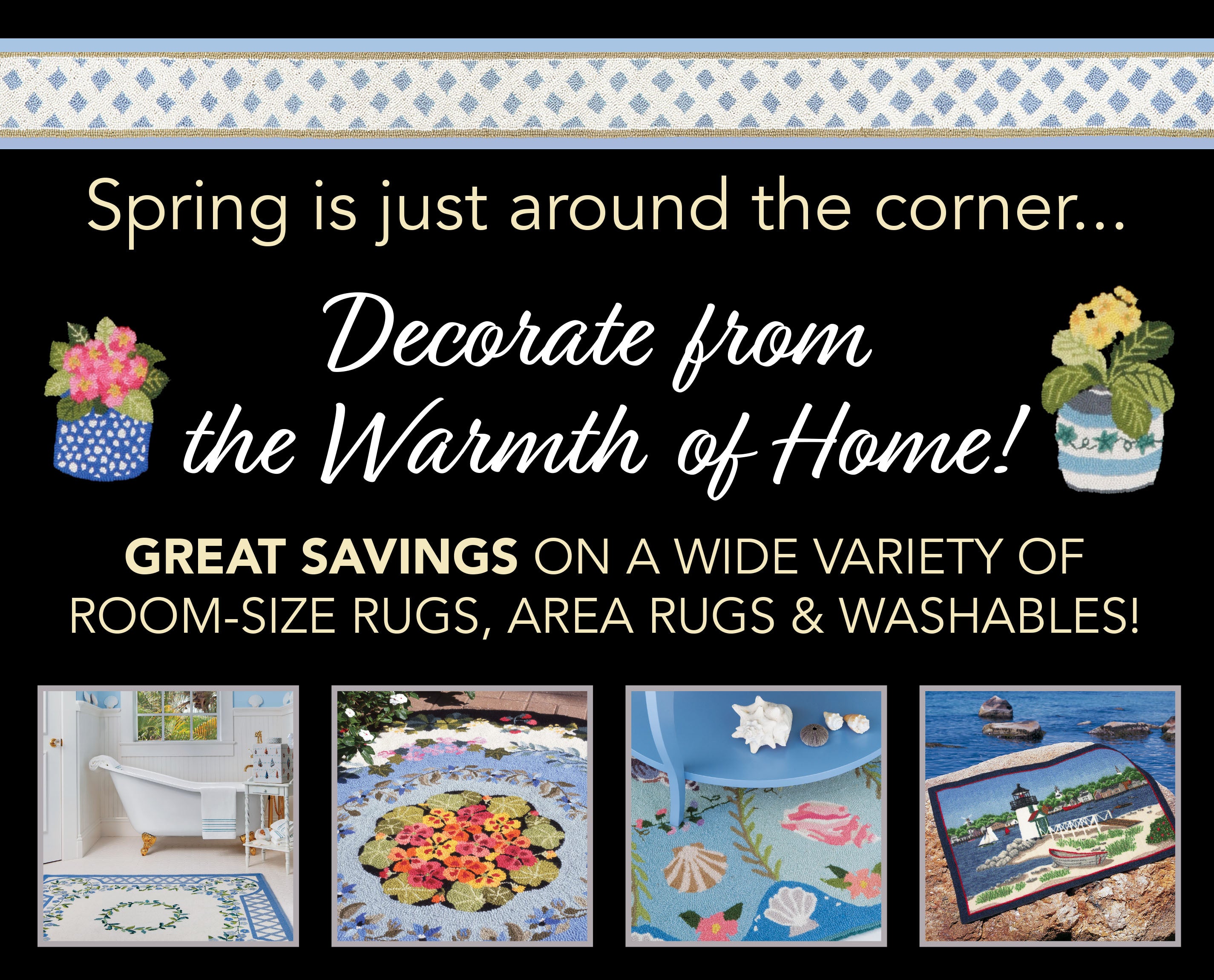 Claire Murray Hooked Rugs and Home Decor