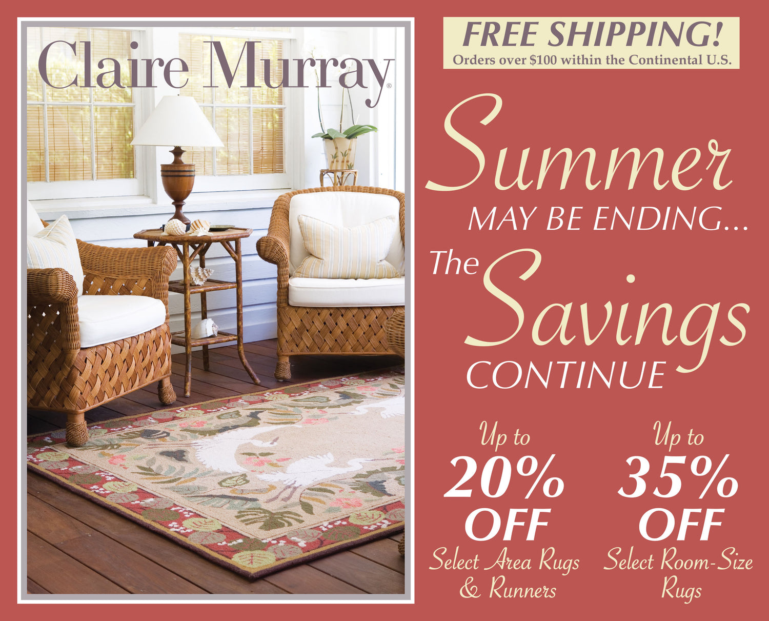 Claire Murray Hooked Rugs and Home Decor